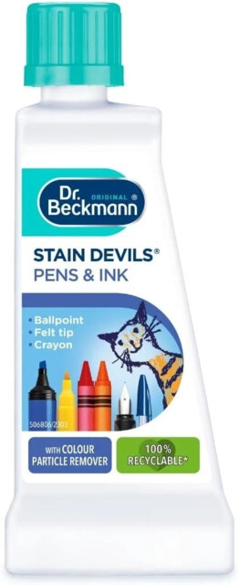 Dr Beckmann Stain Remover Ink Ballpoint Felt Tip Marker Crayon Biro by ...