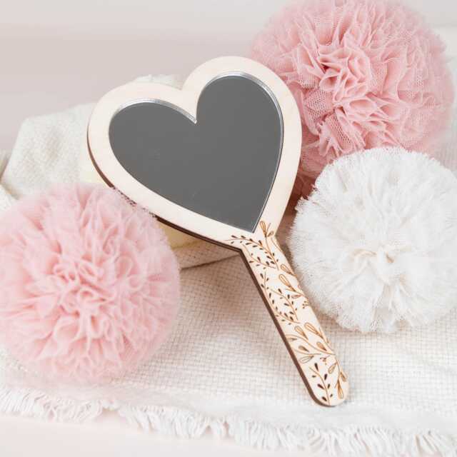 Wooden Hand Mirror, Mirror Made Of Wood, Wood Hand Mirror by Etsy ...