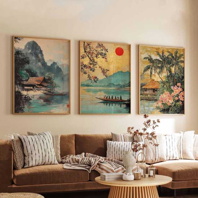Set Of 3 Palawan Posters, Philippines Travel Prints, Wall Art, Decor ...