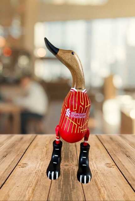 Liverpool Fc Hand-Painted Wooden Duck - 24/25 Design - Arrives After ...