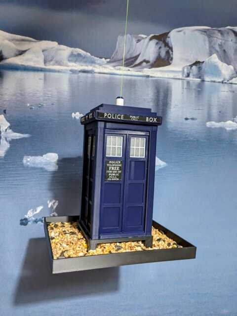 Tardis Bird Feeding Station Royal Blue Dr Who Food Table by Etsy ...