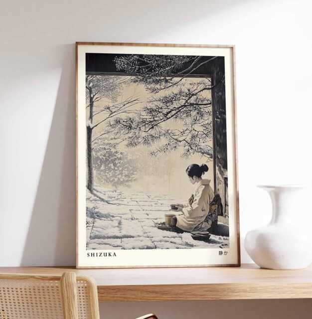 Japanese Wall Art, Hokusai Poster, Ukiyo-E Print, Japandi Wabi Sabi ...
