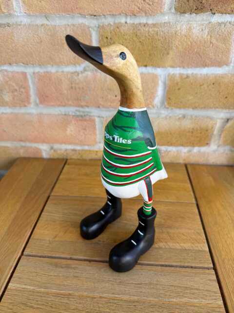 Leicester Tigers Rugby Hand-Painted Wooden Duck - 25/26 Design by Etsy ...