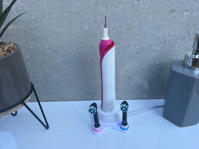 Oral-B Electric Toothbrush Stand/Holder With Double Head Holders ...