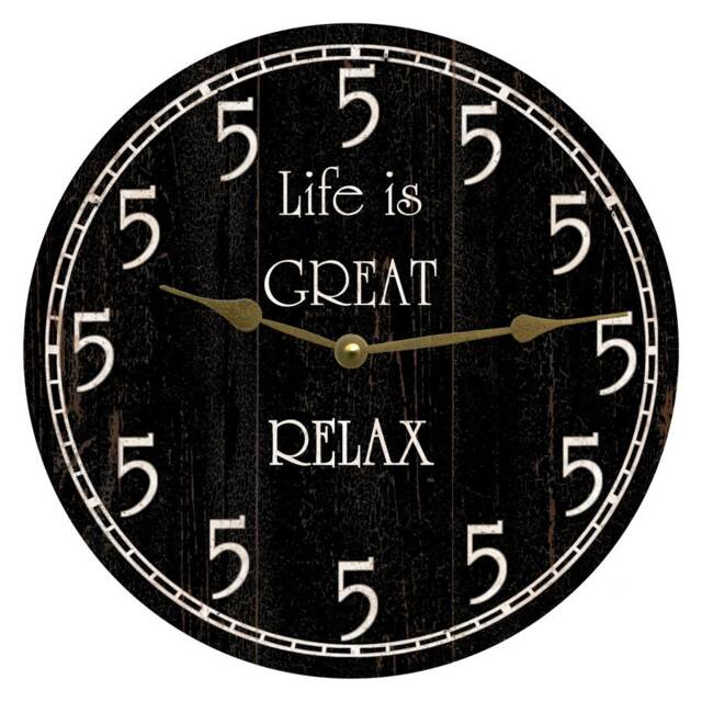 Personalized 5 O Clock - Black Clock by Etsy | ufurnish.com