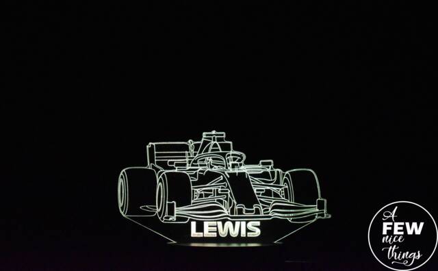 Personalised F1 Night Light Led Formula 1 Car Light Stand by Etsy ...