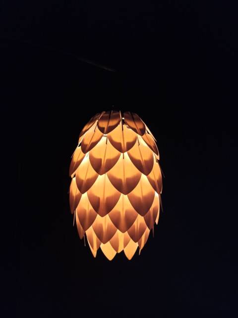 "Handmade Wooden Pendant Lamp ""The Hops" by Etsy | ufurnish.com