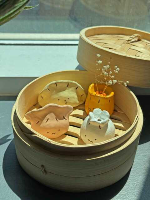 Mini Dumpling Vase Handmade Clay Decor by Etsy | ufurnish.com