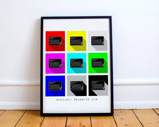 Sinclair Zx Spectrum Montage Print Retro 8-Bit Pixel Art by Etsy ...