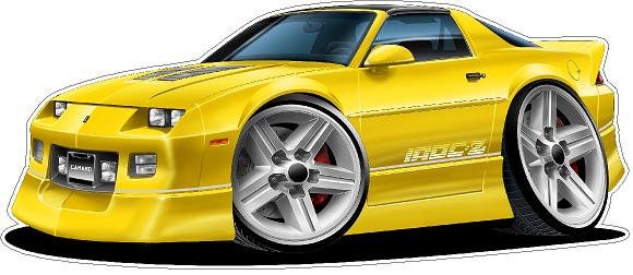 Camaro Z28 Iroc Wall Decal 80S Classic Car Art by Etsy | ufurnish.com