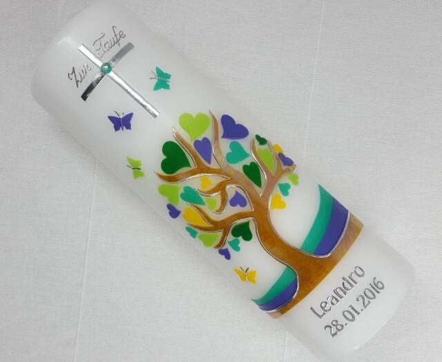 Baptism Candle Tree Of Life, Incl. Labeling by Etsy | ufurnish.com