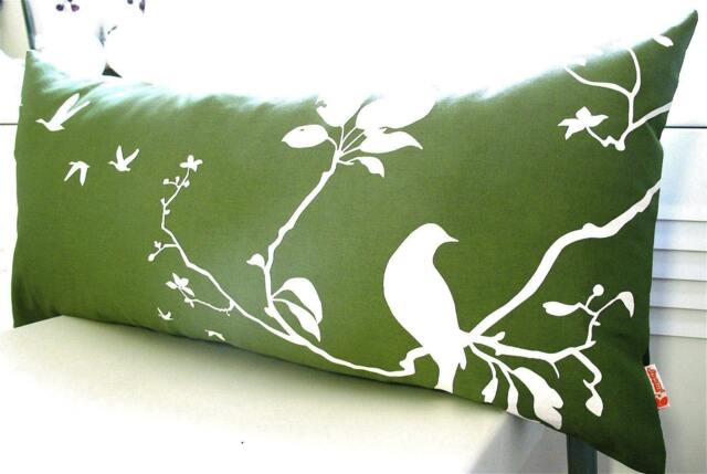 Olive Green Flying By Rectangle Pillow by Etsy | ufurnish.com