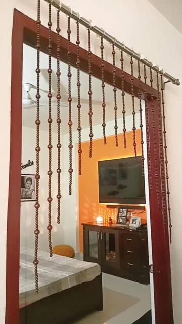 Handmade Wooden Beaded Curtain Arch Doorway String Curtain by Etsy ...