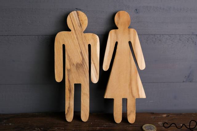 Handmade Solid Wood People Figures - Rustic Diy Craft Decor by Etsy ...