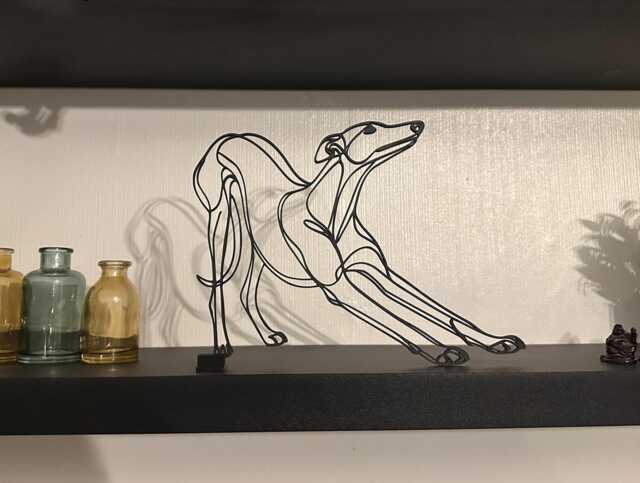 Greyhound Stretching 3D Art by Etsy | ufurnish.com