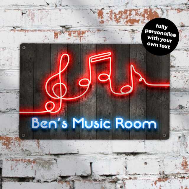 Personalised Dj Booth Sign Neon Style For Music Room Man Cave Christmas ...
