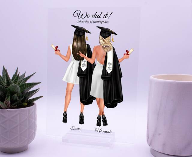 Best Friends Graduation Gift, Gift, Presents, Phd Graduation We Did It ...