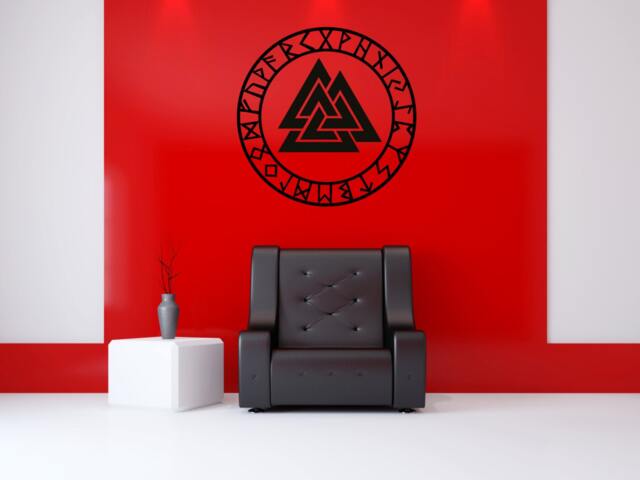 Wall Sticker Valknut - Decal Norse Symbol by Etsy | ufurnish.com