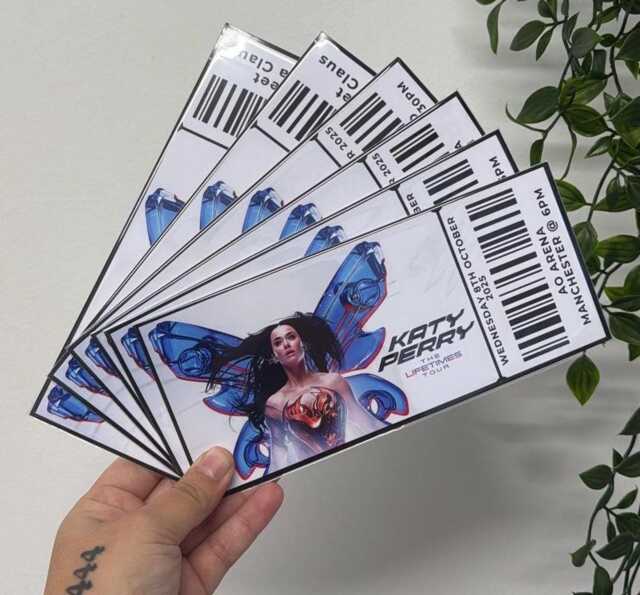 Katy Perry Concert Ticket Surprise by Etsy | ufurnish.com