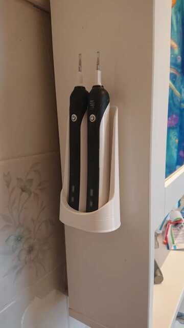Oral-B Dual Toothbrush & Charger Stand - Wall Or Counter Mount by Etsy ...