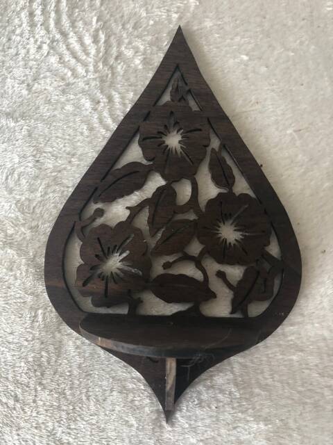 Handmade Black Walnut Floral Fretwork Victorian Wall Shelf by Etsy ...