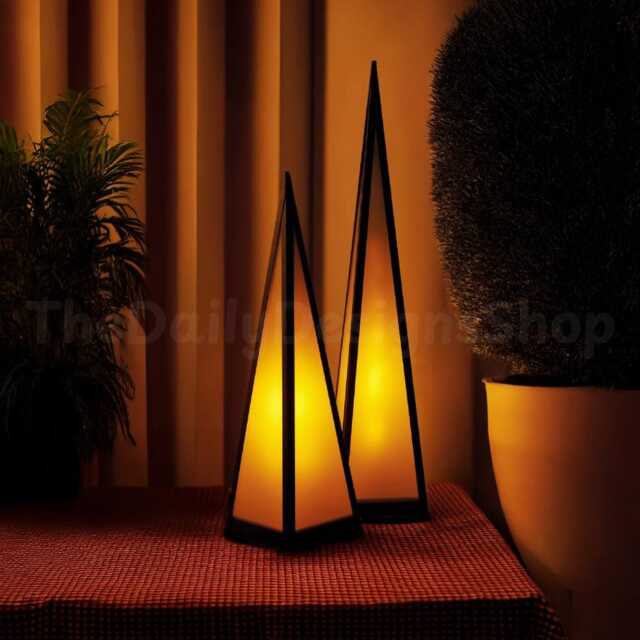 Pyramid Led Lamp Freestanding Ambient Light Decor With Remote by Etsy ...