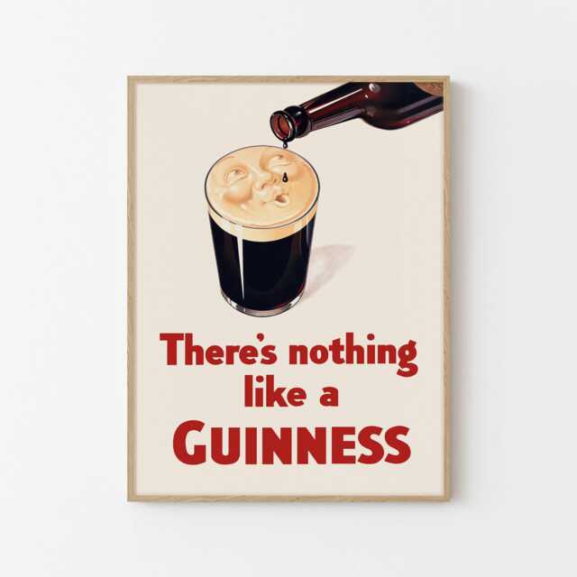 Vintage Guinness Beer Poster Print Irish Pub Decor by Etsy | ufurnish.com