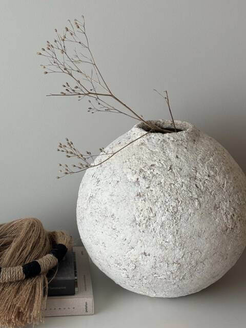 Extra Large Paper Clay Vase Wabi Sabi Japandi Home Decor by Etsy ...