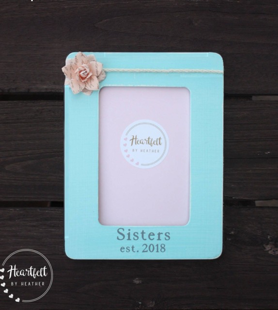 Frame For Siblings - Personalized Photo Sisters 4x6 Available in 30 ...