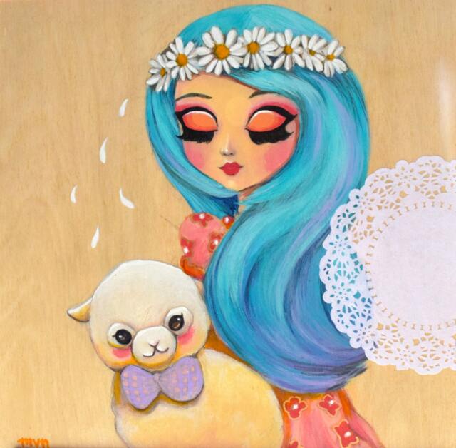 Daisy Art 8x10 Print Of Original Painting Illustration By Melissa ...