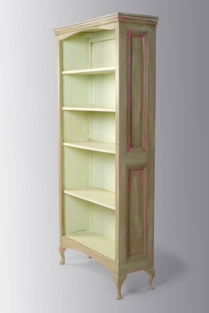Freestanding Bookcase French Chic Painted Wood Display by Etsy ...