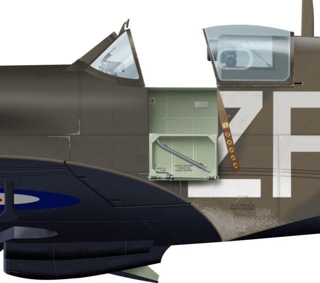 Supermarine Spitfire A3 Printsailor Malan. 1940S British War Plane ...