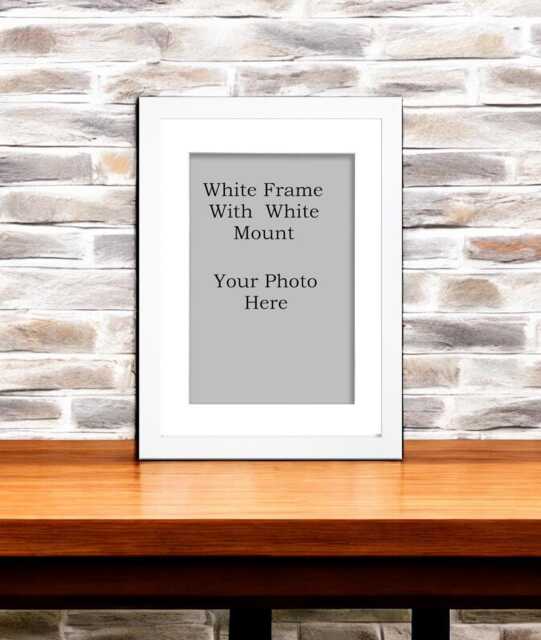 Thin White Poster Frames A2/A3 Picture Frame A4 Mounted Photo For A5 ...