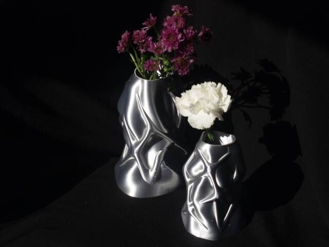 Futuristic Vase Plant-Based Plastic, Modern Home Decor, 3D Printed ...