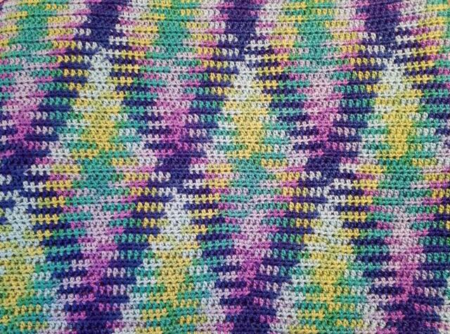 Baby Blanket Crochet Planned Pooling Argyle Receiving Wheelchair Lap ...