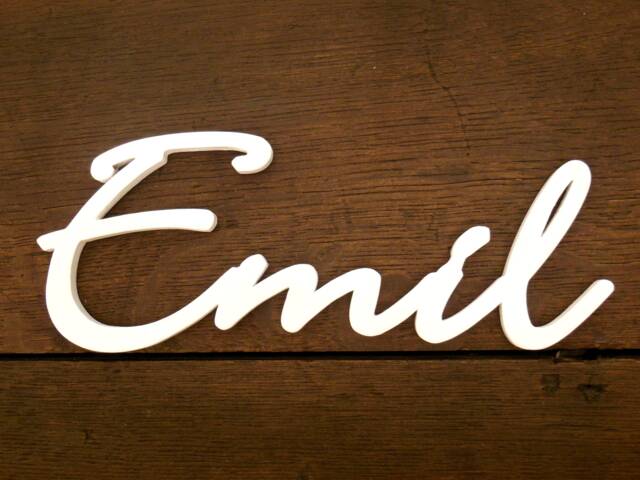 Wooden Lettering, Name Or Lettering As Desired, 10 cm, Price Per Letter ...