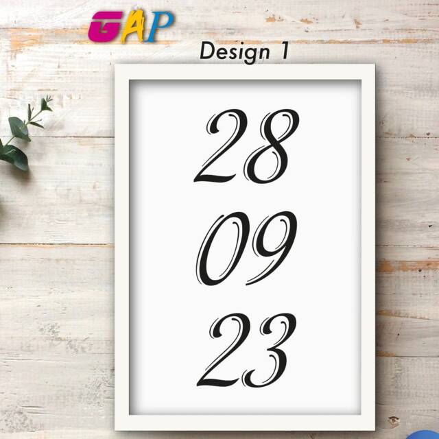 Personalised Special Date Typographic Print New Home Gift by Etsy ...