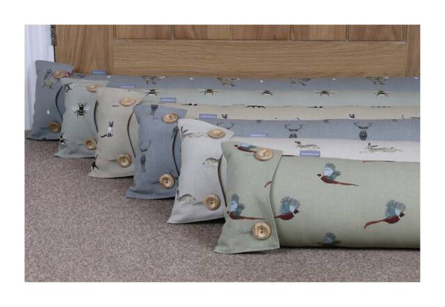 Draught Excluder Door Draft Stopper in Sophie Allport Designs. Handmade ...