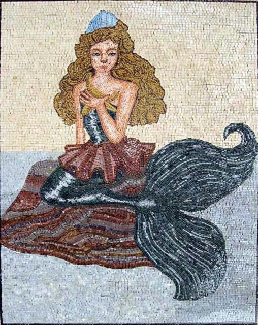 Princess Mermaid Mosaic Art Tiles by Etsy | ufurnish.com