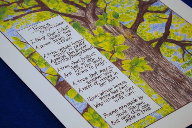 "Joyce Kilmer ""Trees" by Etsy | ufurnish.com