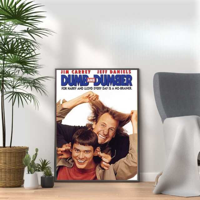Dumb & Dumber Movie Poster 90S Retro Film Art Print by Etsy | ufurnish.com