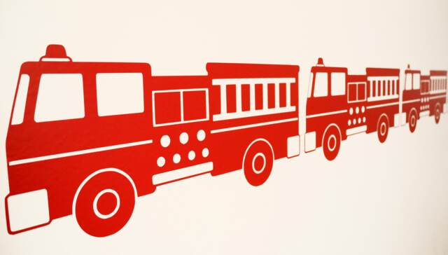 Fire Engine Vinyl Wall Art Decals/stickers - Various Colours by Etsy ...
