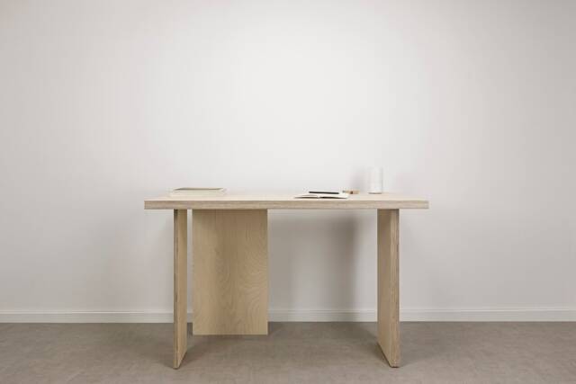 Ototo.19 Minimalist Plywood Desk Japandi Style, Modern Desk ...