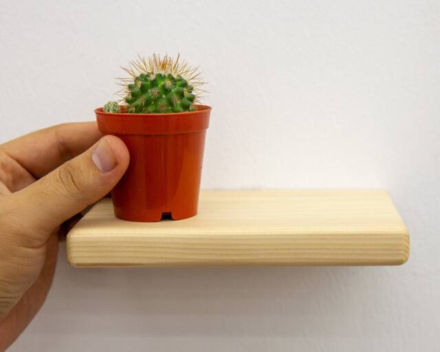 Natural Wood Floating Shelf Custom Size Wall Decor by Etsy | ufurnish.com