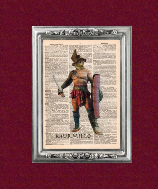 Murmillo Gladiator Print Ancient Rome Dictionary Art, 1903 by Etsy ...