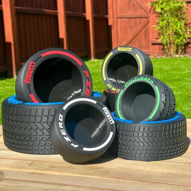 F1 Tyre Plant Pot Racing Fan Gift, Pla Plastic Decor by Etsy | ufurnish.com