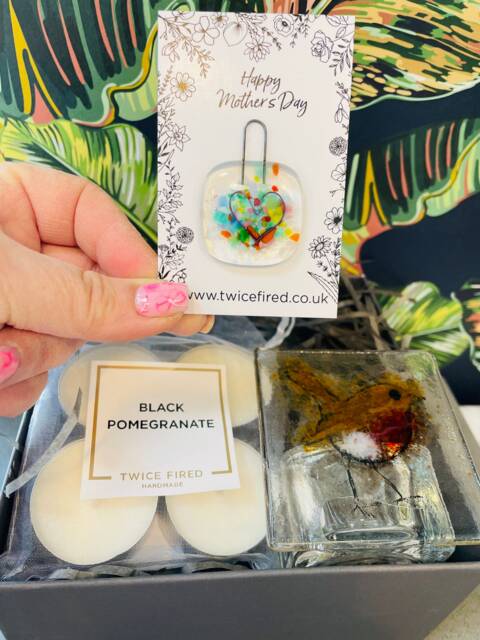 Fused Glass Robin Tea Light Gift Box - Mother's Day by Etsy | ufurnish.com