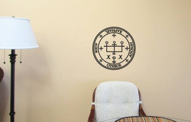 Archangel Sigil Raphael Vinyl Wall Art Angel Symbol Mystic Seal by Etsy ...