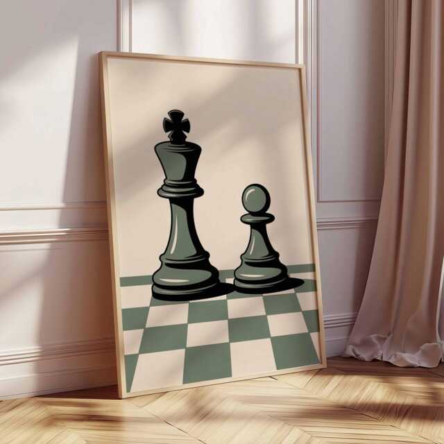 chess piece artwork