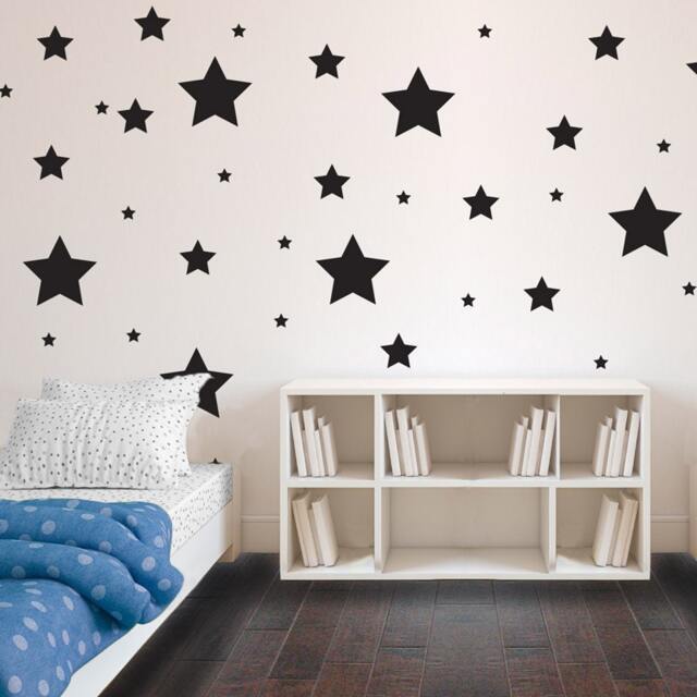 Multi-Size Star Wall Pattern Decal - Custom Vinyl Art Stickers For ...